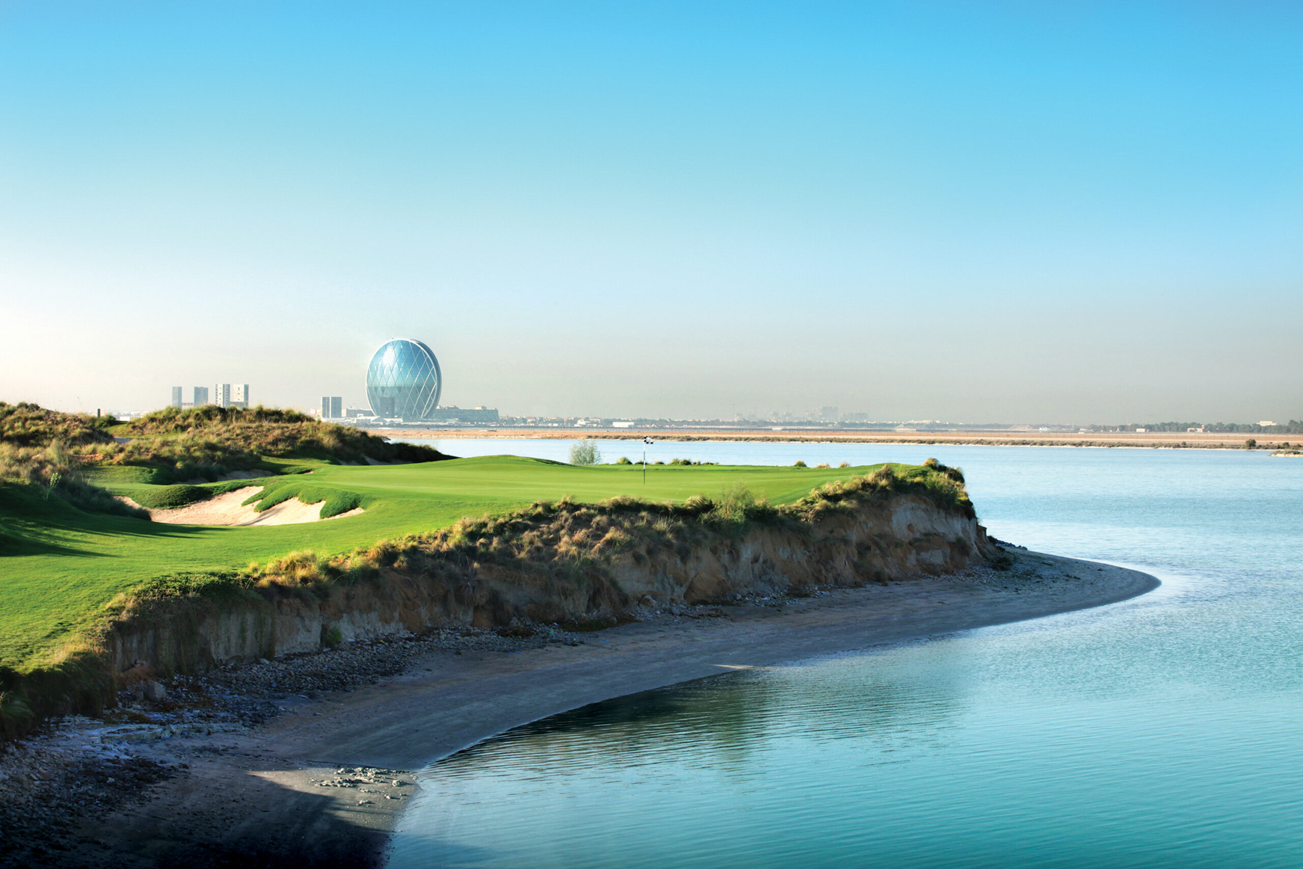 Yas Links Golf Club in Abu Dhabi
